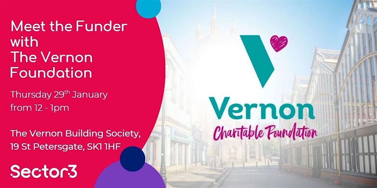 Meet the Funder with The Vernon Foundation (in person) at 19 St ...