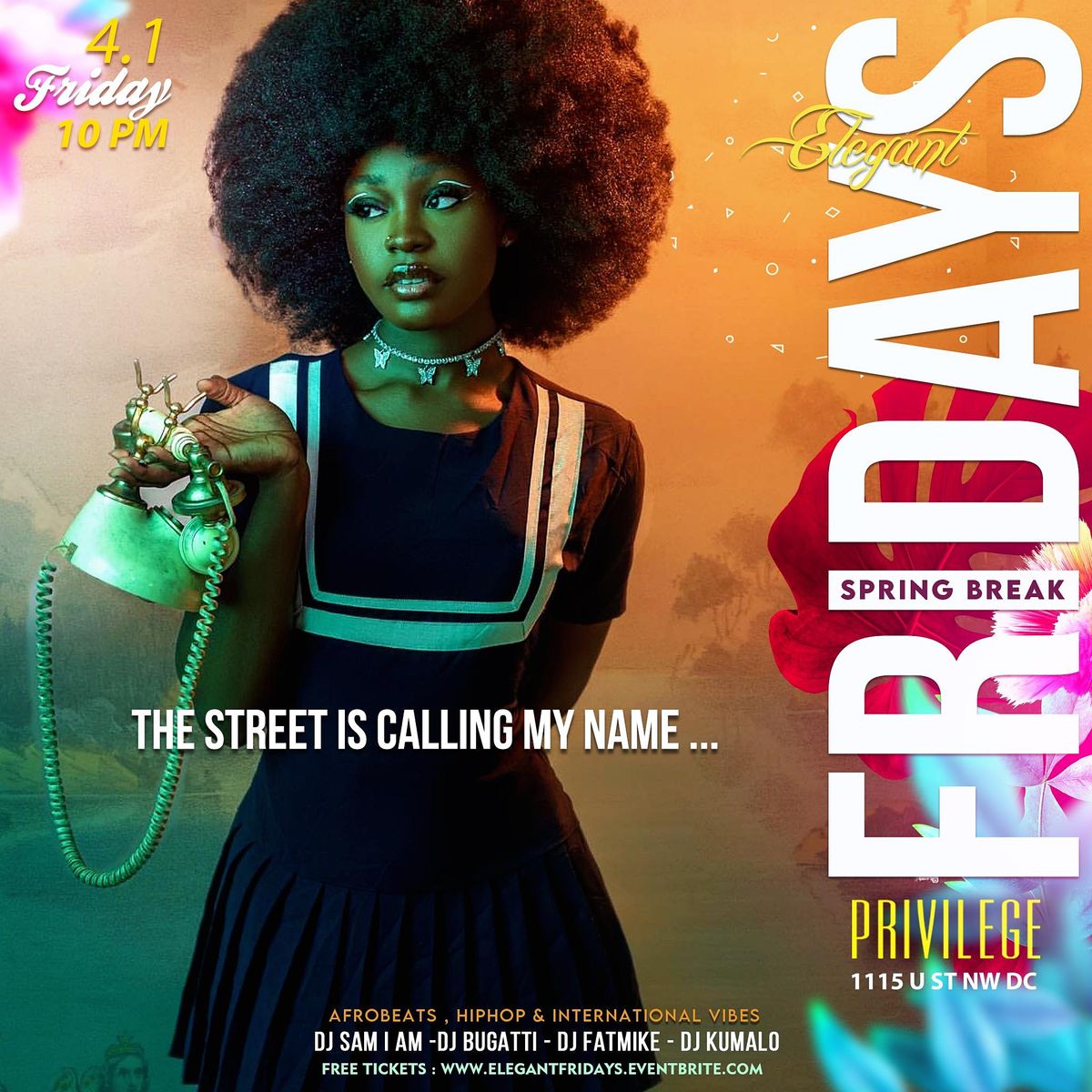 AFRO INTERNATIONAL ELEGANT FRIDAYS AT PRIVILEGE DC at PRIVILEGE DC ...