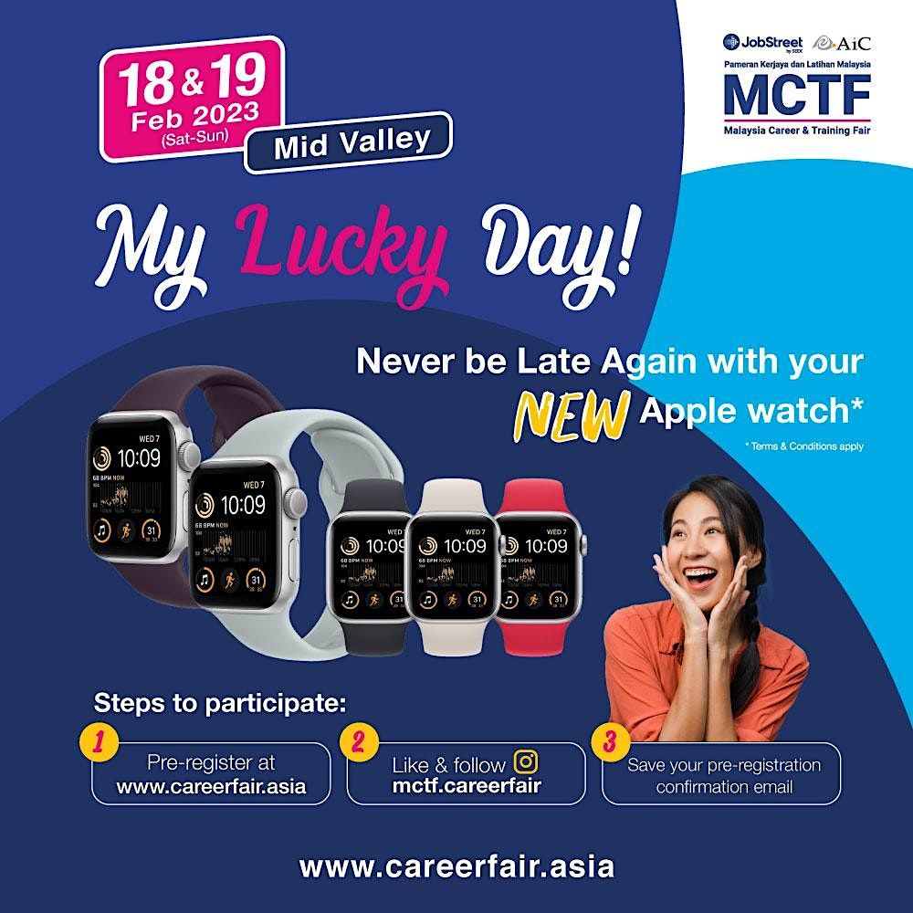 My Lucky Day (MCTF - 18 & 19 Feb 2023) | Mid Valley Exhibition Centre ...