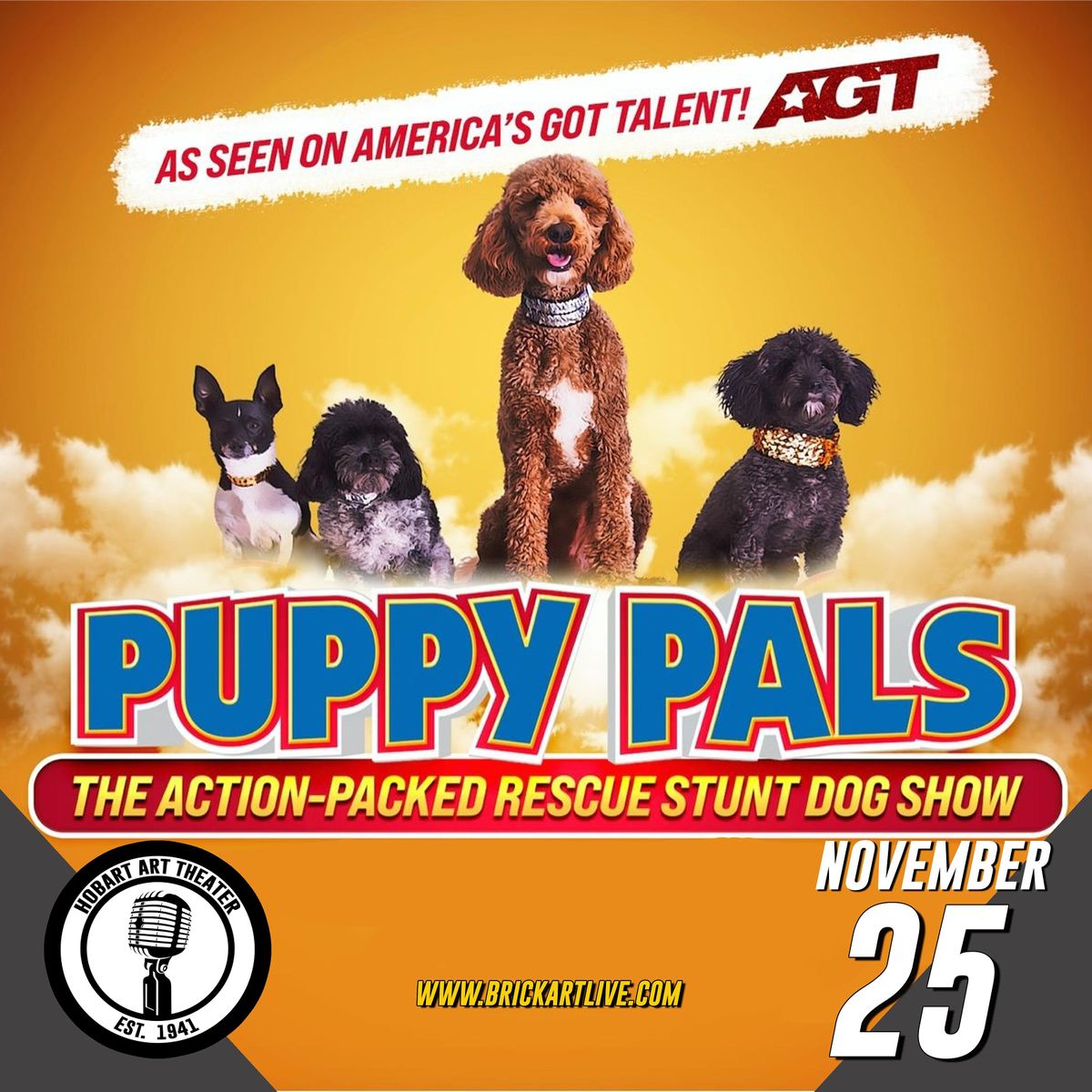 Puppy Pals As Seen On Americas Got Talent Art Theater Hobart IN puppy-pals-as-seen-on-americas-got-talent-art-theater-hobart-in