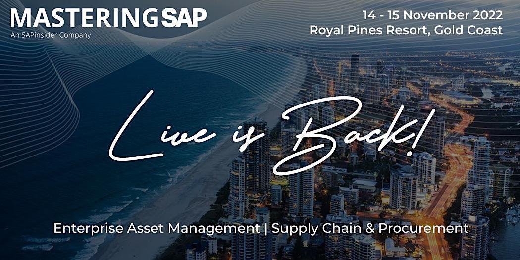 Mastering SAP EAM + Supply Chain & Procurement 2022 | Royal Pines ...