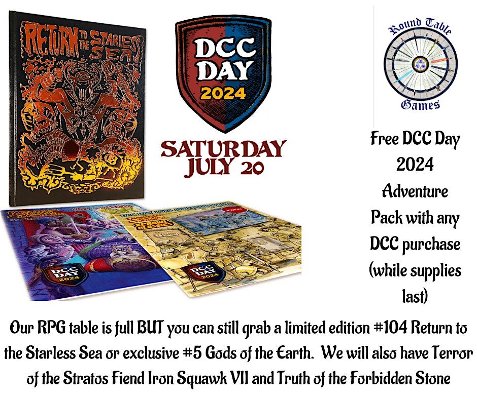 DCC Day 2024 at Round table Games | Round Table Games, Carver, MA ...