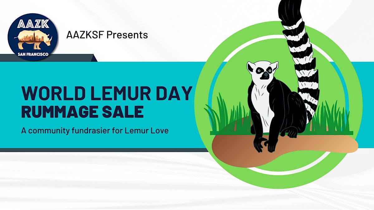 World Lemur Day Rummage Sale-Open to the Public! at Pomeroy Recreation ...