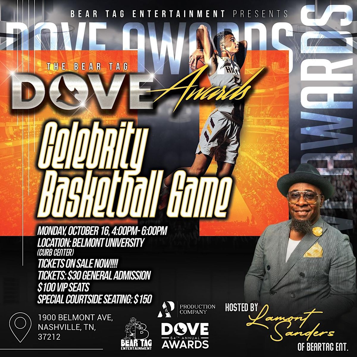 Bear Tag/ Dove Award Celebrity Basketball Game at Belmont University ...