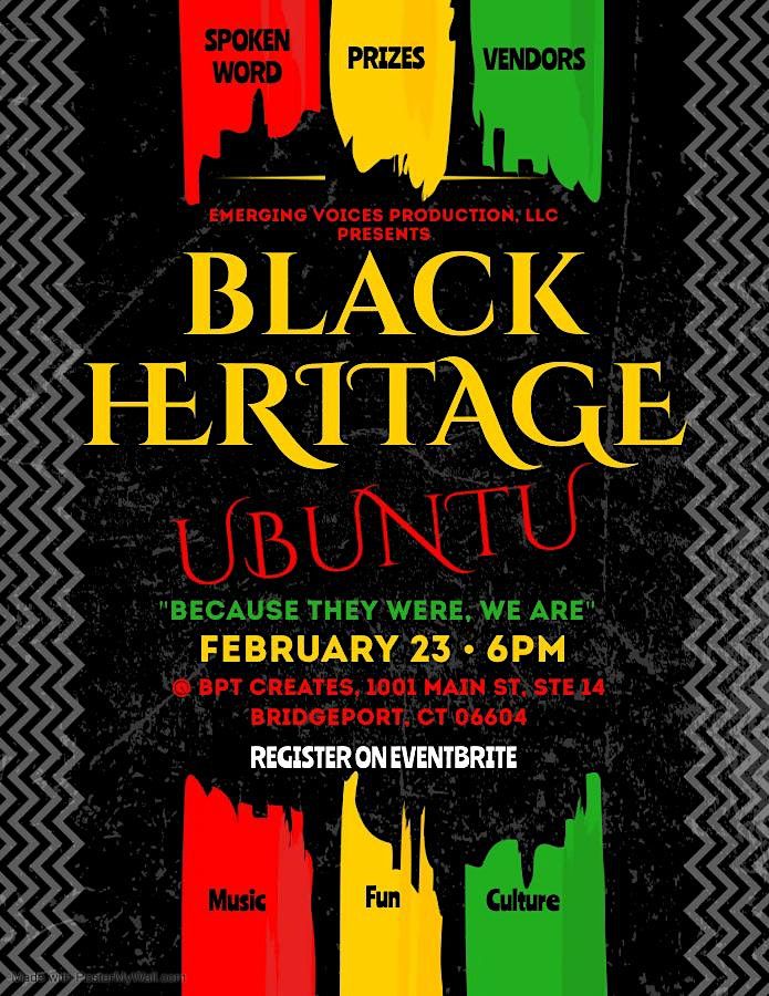 Black Heritage Celebration "UBUNTU" Because They Were, We Are! at BPT ...