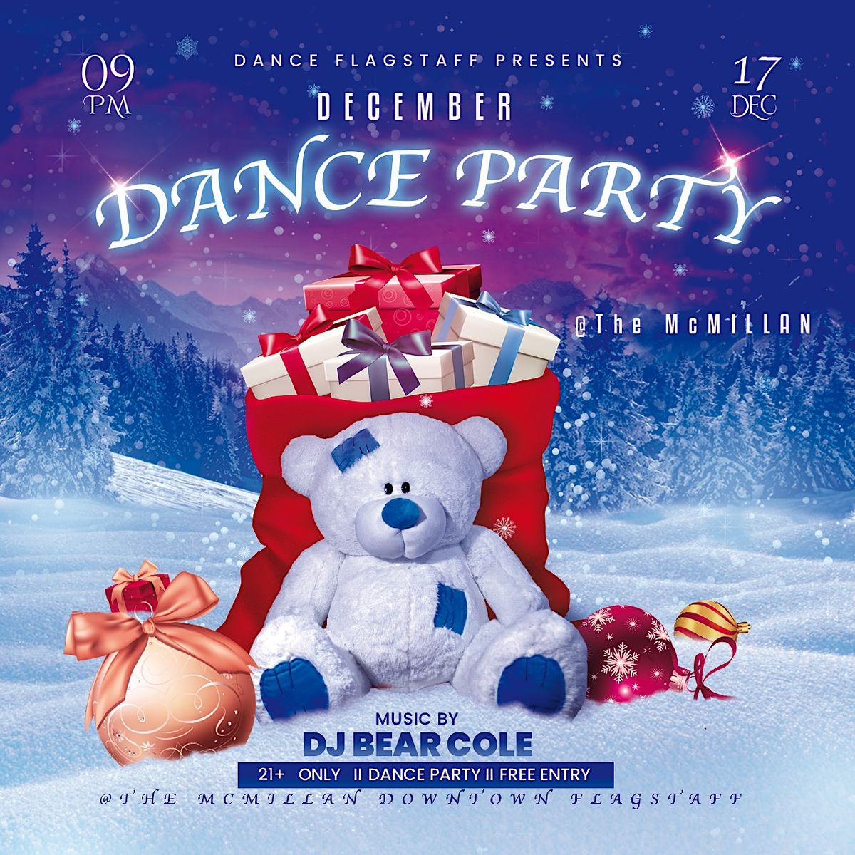 December Dance Party w/ DJ Bear Cole @The McMillan at The McMillan Bar ...