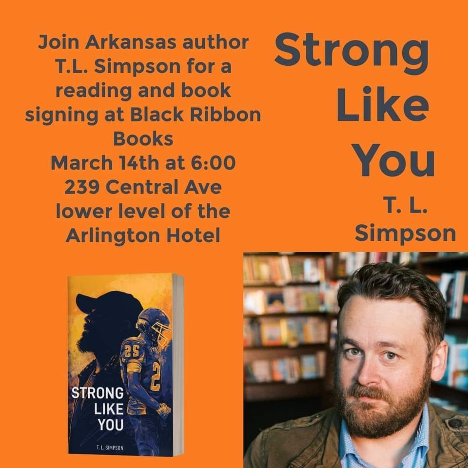 Arkansas author T.L. Simpon reading and signing | 239 Central Ave, in the Arlington Hotel lower ...