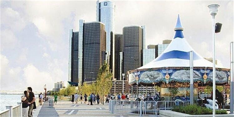Detroit Riverfront: Carousel to the Cut Walking Tour at Cullen Family ...