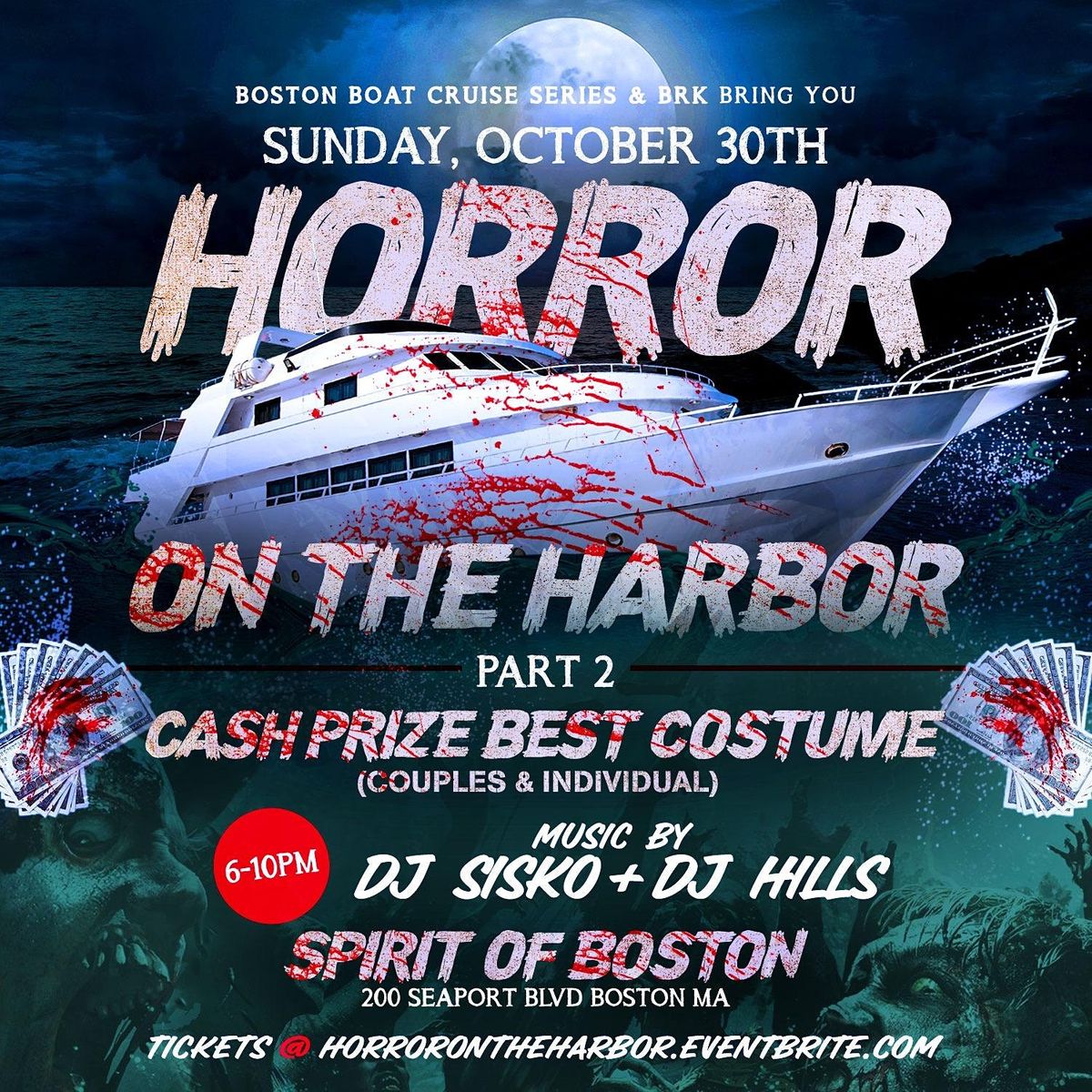 Horror on the Harbor Part 2 | Spirit of Boston | October 30, 2022