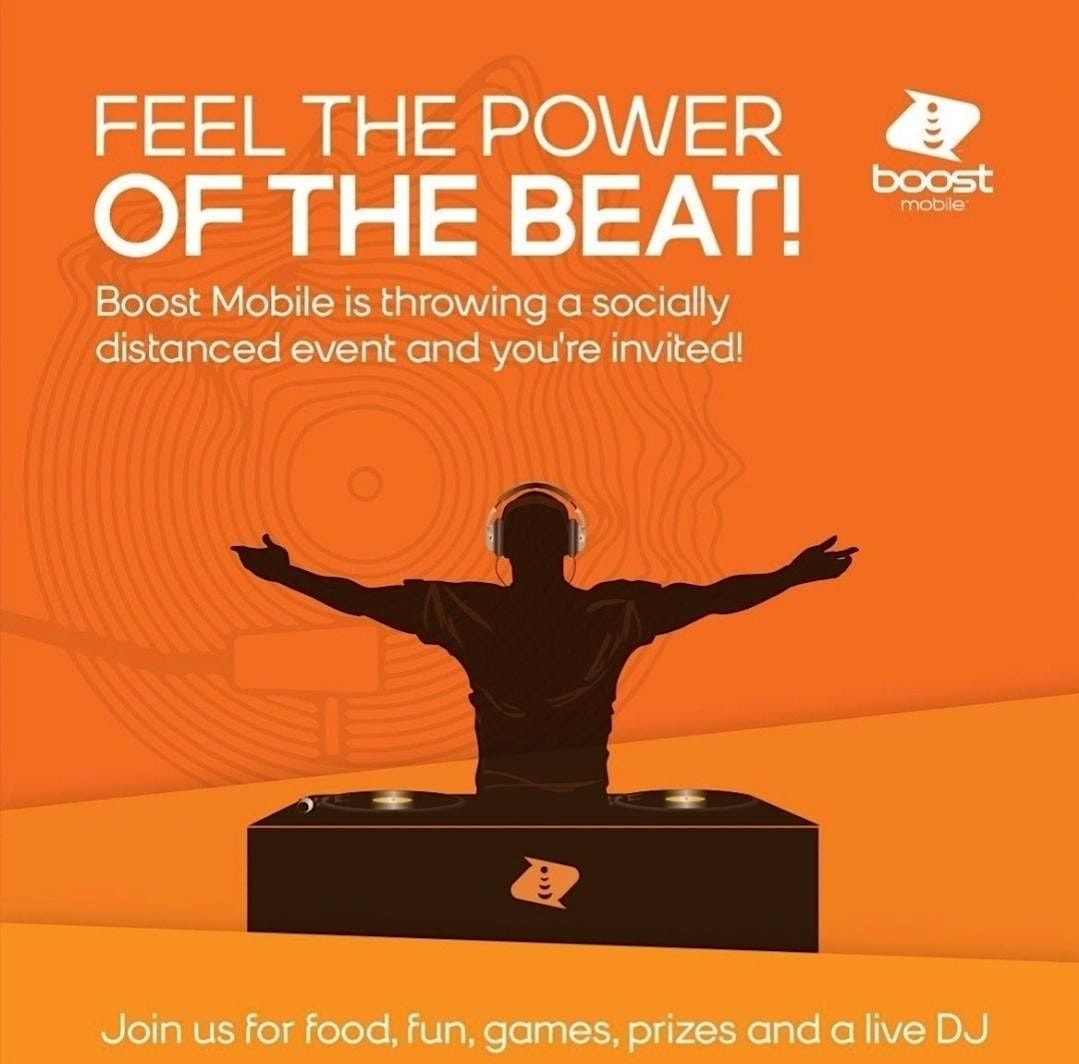Boost mobile DJ event at 3897 Broadway, New York on 25th February, 2023