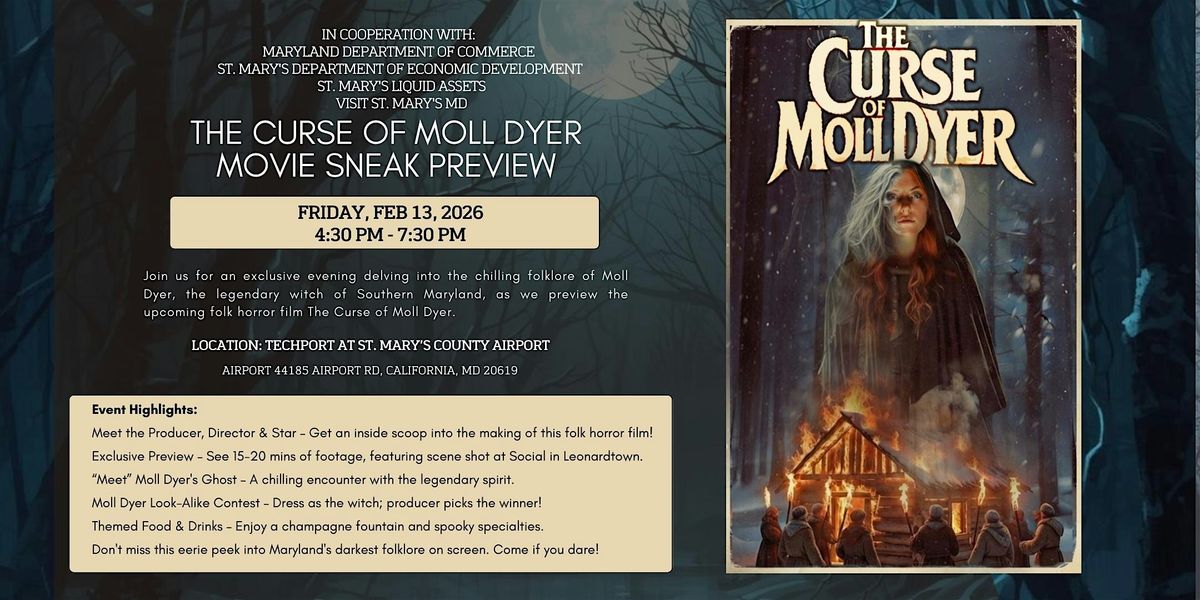 Moll Dyer Movie Screening With Director Q&a and Panel Discussion at ...