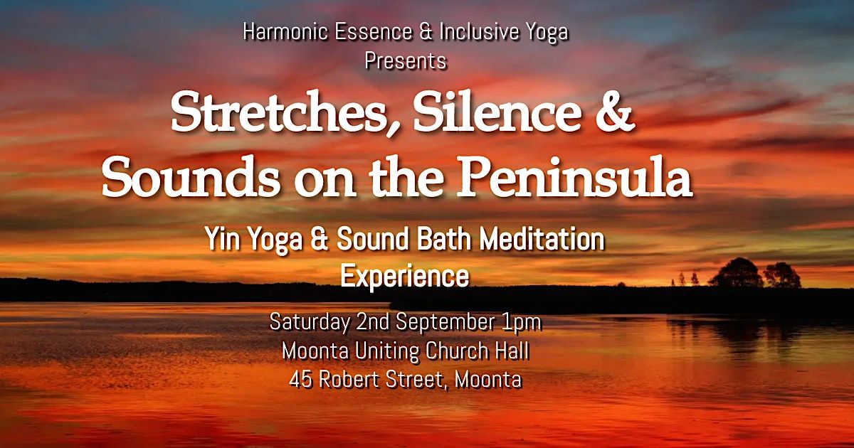 25% spaces sold - Stretches, Silence and Sounds on the Peninsula | Moonta Uniting Church ...