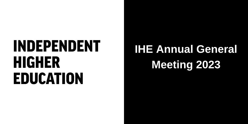IHE Annual General Meeting 2023 at Istituto Marangoni, London on 29th ...