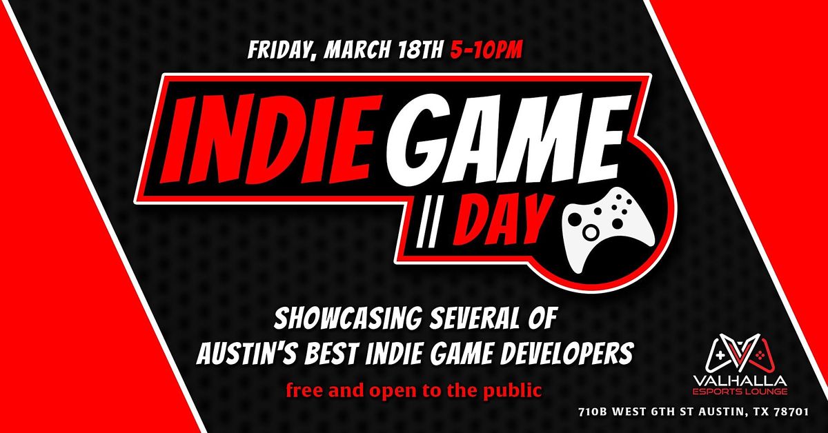 Indie Game Day at Valhalla Esports Lounge at Valhalla Esports Lounge ...