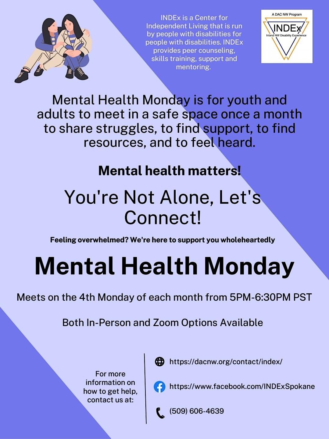 Mental Health Monday at INDEx - Inland Northwest Disability Experience ...