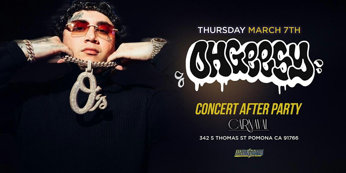 CARNAVAL NIGHTCLUB THURSDAYS CONCERT AFTER PARTY WITH OHGESSY LIVE at ...