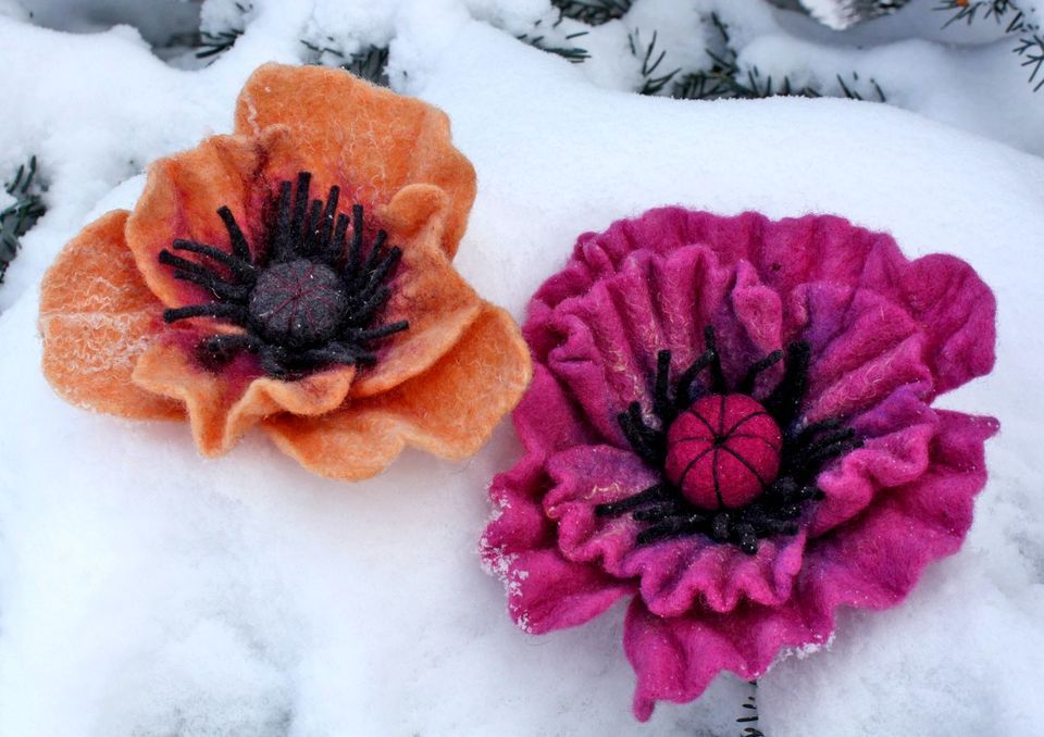 Wet Felting Flowers with Amanda Tanner (Waitlist available) | Okotoks ...