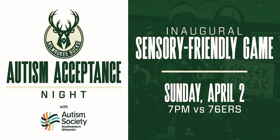 First ever Autism Acceptance Milwaukee Bucks Sensory Friendly Game at ...