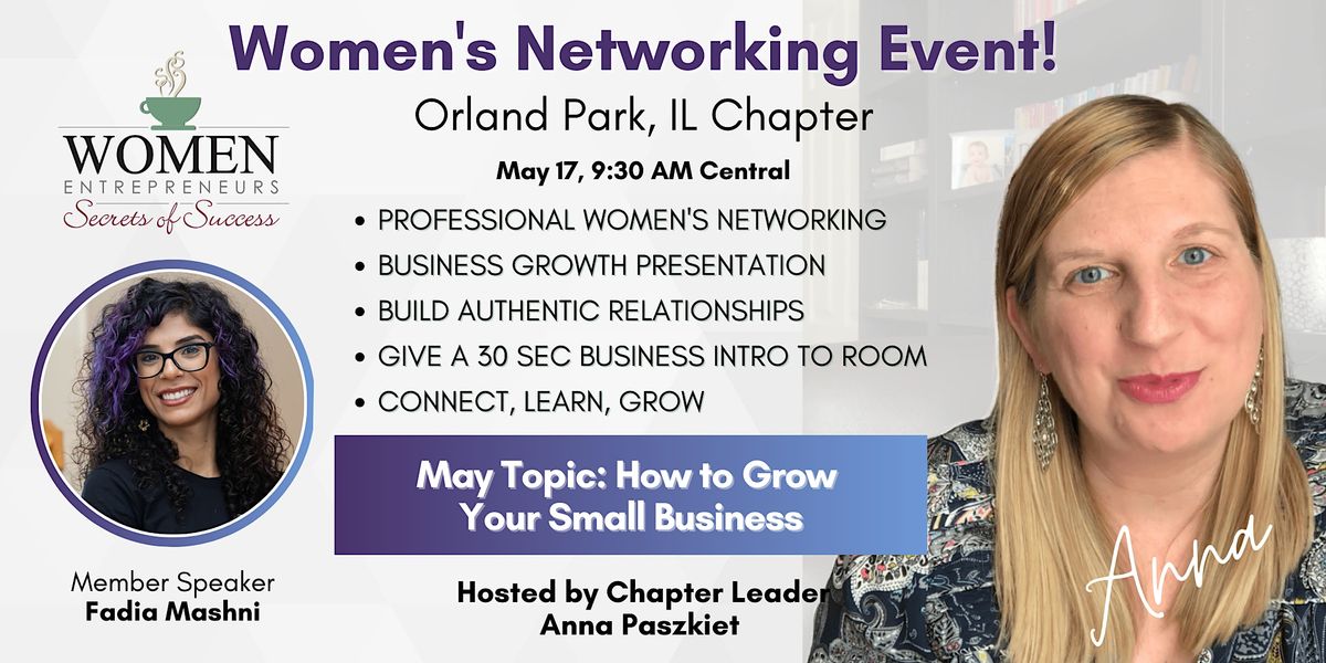 WESOS Orland Park: How to Grow Your Small Business at Blissful Banana ...