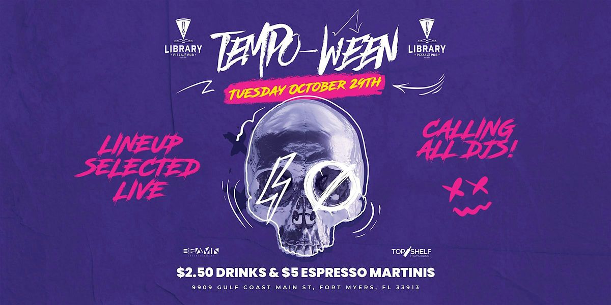 TempoWEEN Tuesday LIVESTREAM COSTUME PARTY @ The Library - Episode 10 ...