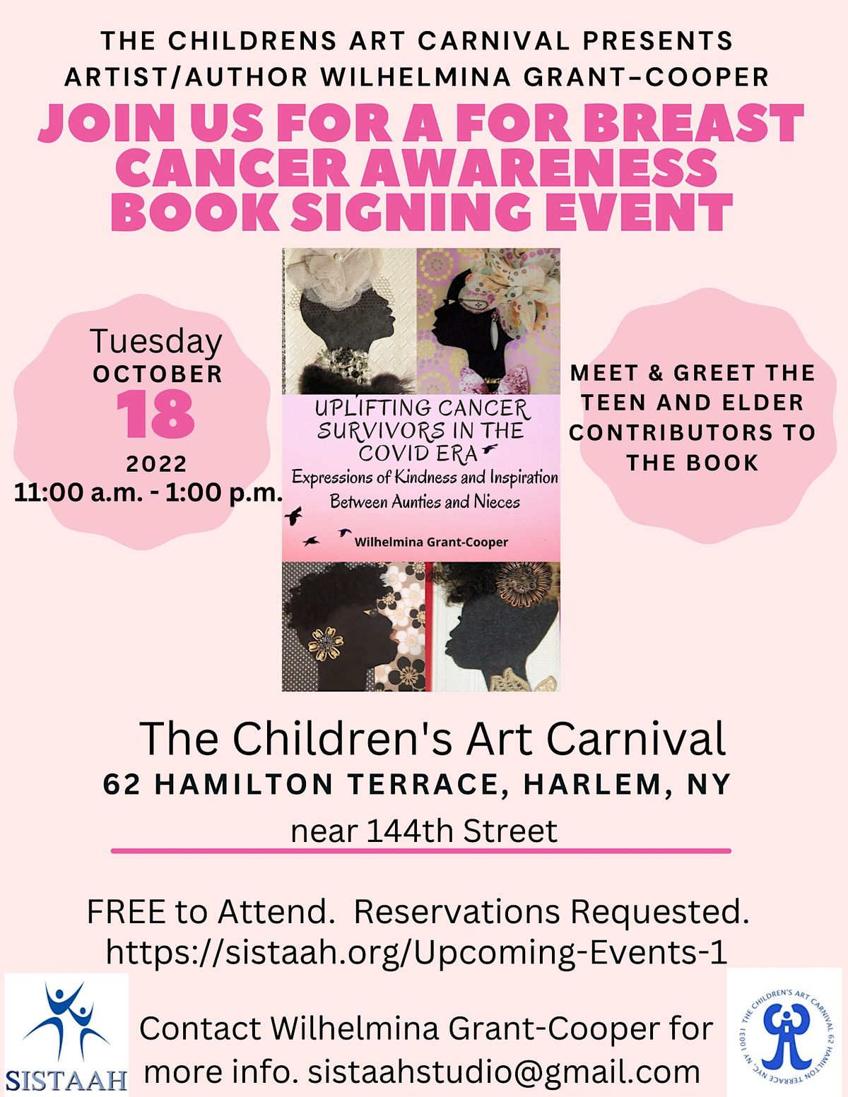 Breast Cancer Awareness Book Signing + Artist Meet & Greet at Children ...