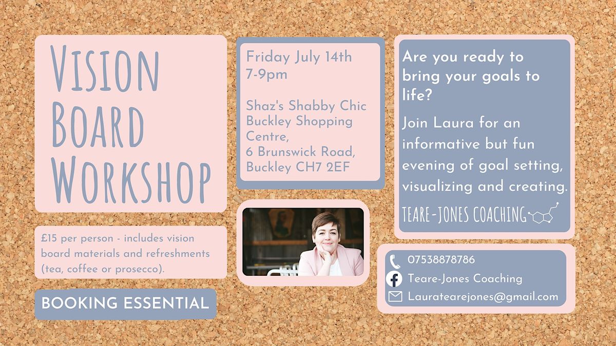 Vision Board Workshop - goal setting, visualizing and creating | Shazs Shabby Chic and Shelbys ...