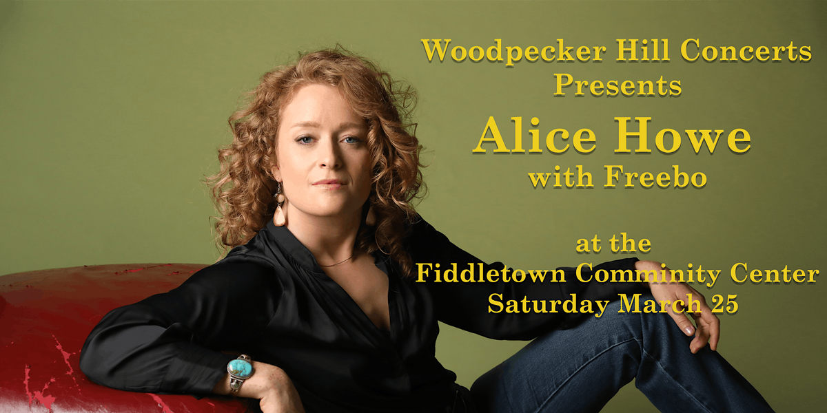 Alice Howe with Freebo at the Fiddletown Community Center at Fiddletown ...