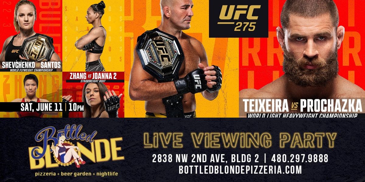 UFC 275 Live Viewing Party at Bottled Blonde | Bottled Blonde Miami ...