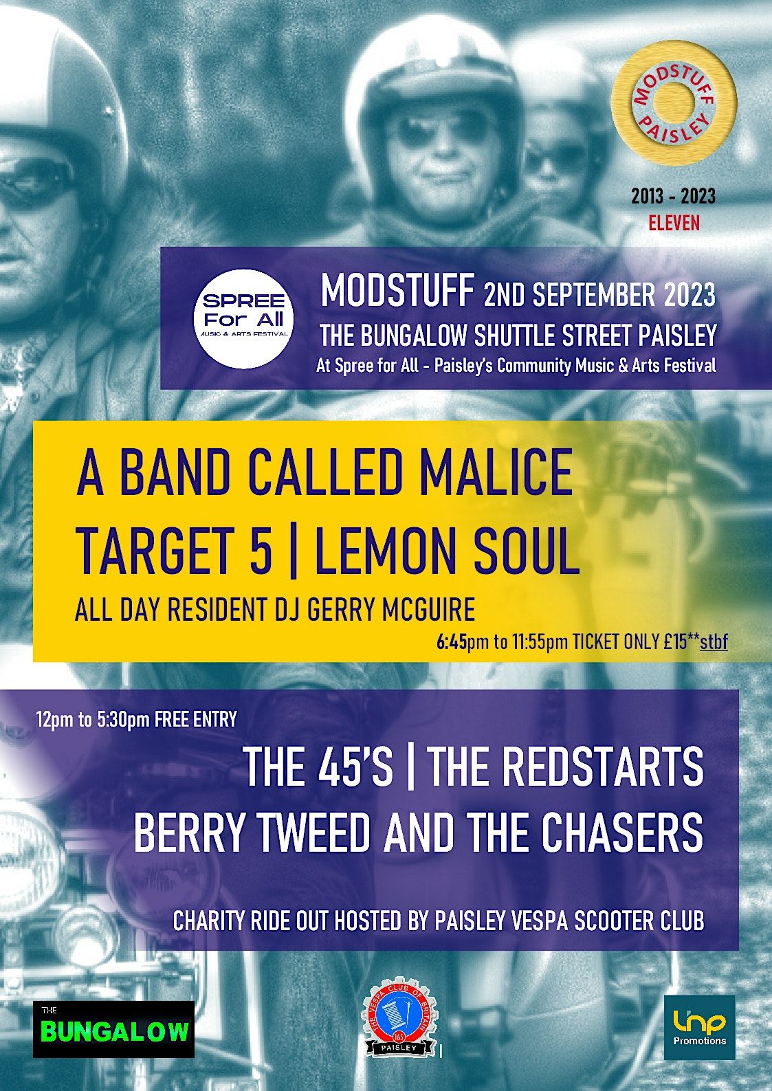 MODSTUFF 2023 AT THE BUNGALOW | The Bungalow, Paisley, SC | September 2 ...