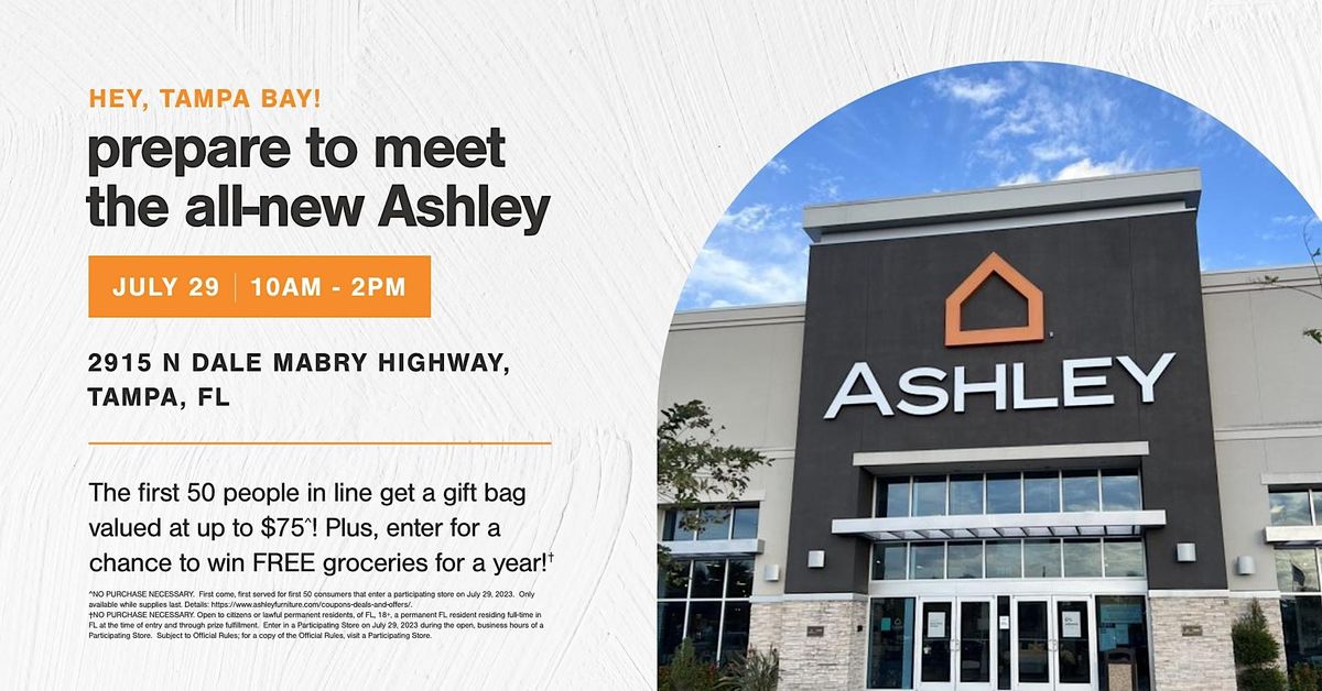 Ashley Refresh Event - Tampa, FL at Ashley Store, Tampa on 29th July, 2023