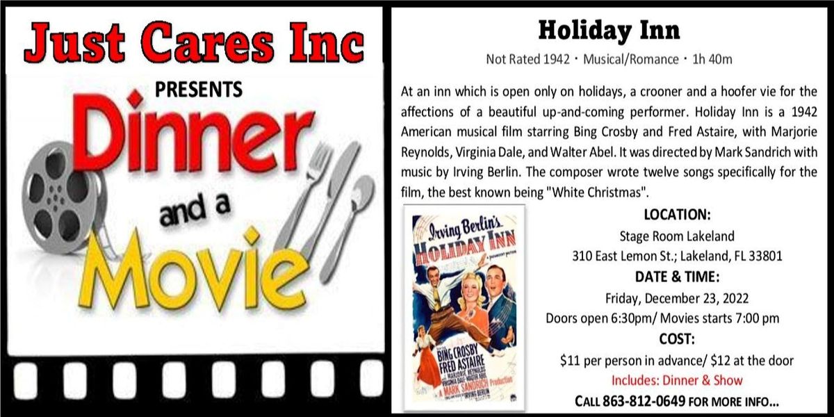Classic Dinner & A Movie Night Presented by Just Cares Inc at Stage ...