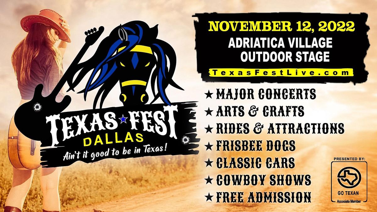 TexasFest McKinney (Dallas) at Adriatica Village Outdoor Stage - 11/12 ...