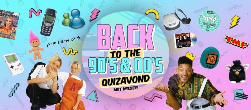 Back to the 90s & 00s Quiz & Muziekbingo - editie 2 at Veerplein ...