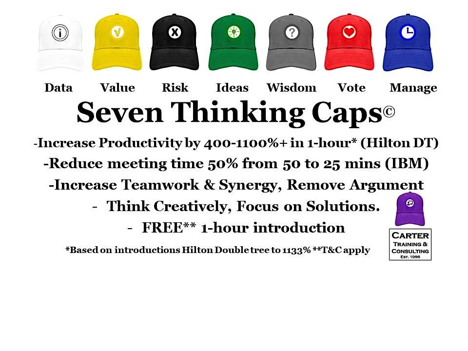 Seven Thinking Caps by first trainer Six Hats, Ha Noi from US$125 ...