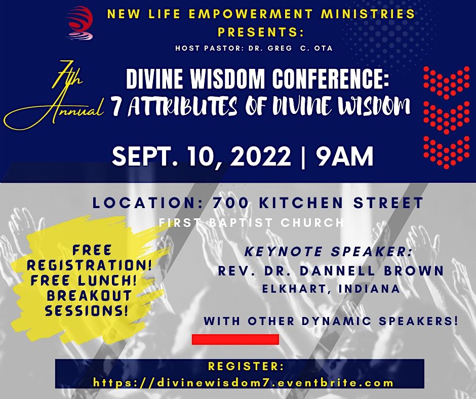 2022 Annual Divine Wisdom Conference: The 7 Attributes | First Baptist ...