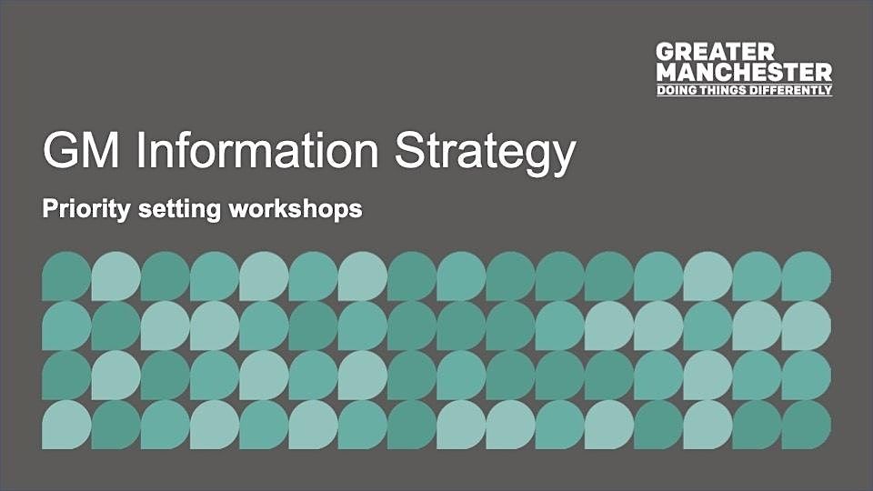 GM Information Strategy Priority Setting - Missions 2 & 3 (in-person ...