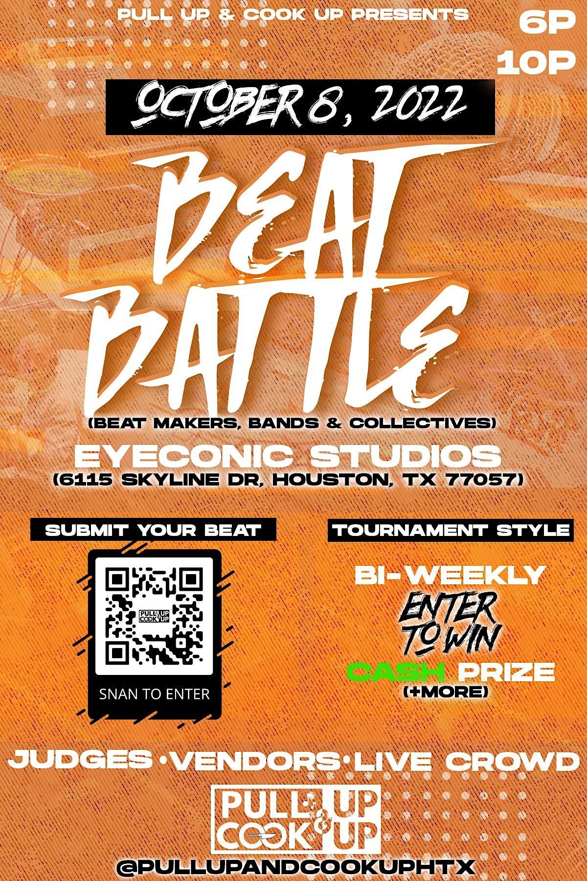 Beat Battle: Battle of the Producers at 6115 Skyline Dr, Houston on ...