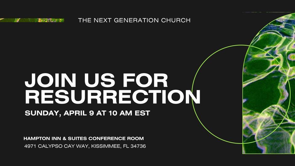 Resurrection Sunday at The Next Generation Church Training Center ...