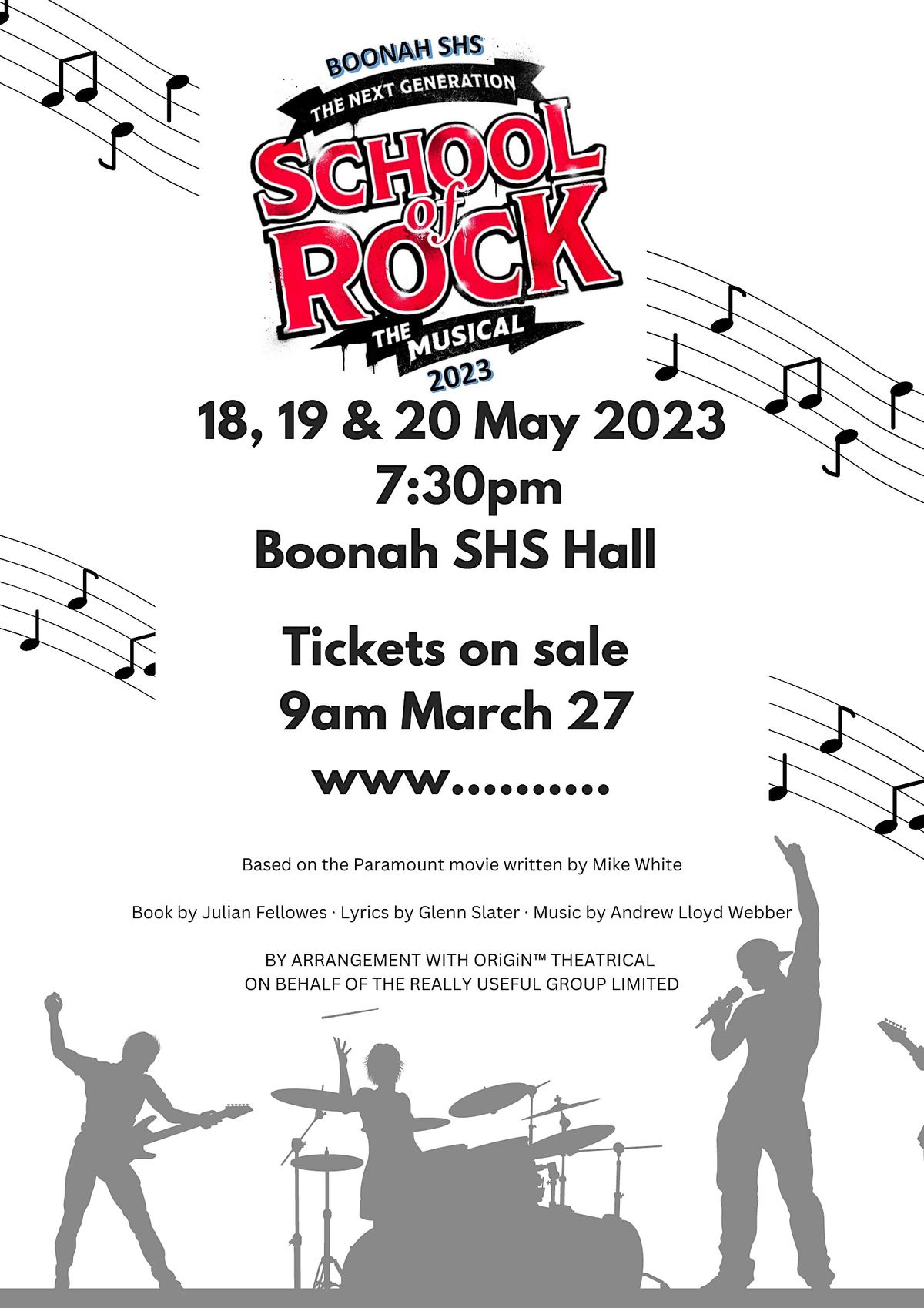 2023 Boonah SHS Musical - School of Rock - 18 May 2023 | Boonah State ...