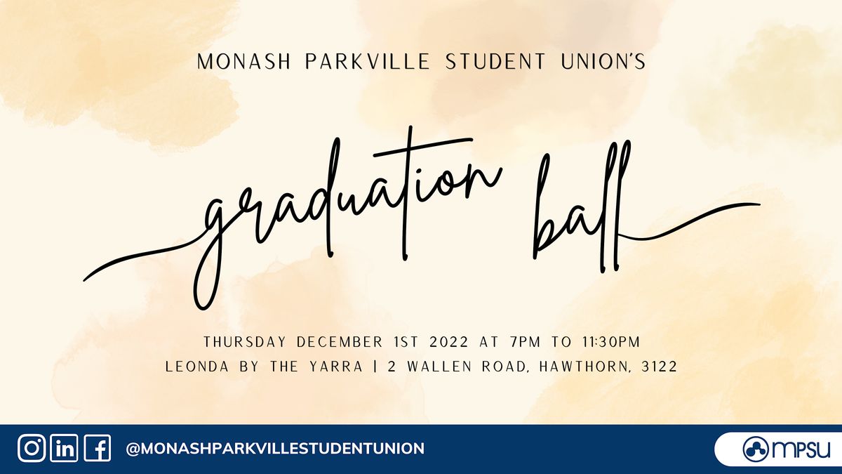 MPSU Graduation Ball 2022 | Leonda By The Yarra, Hawthorn, VI ...