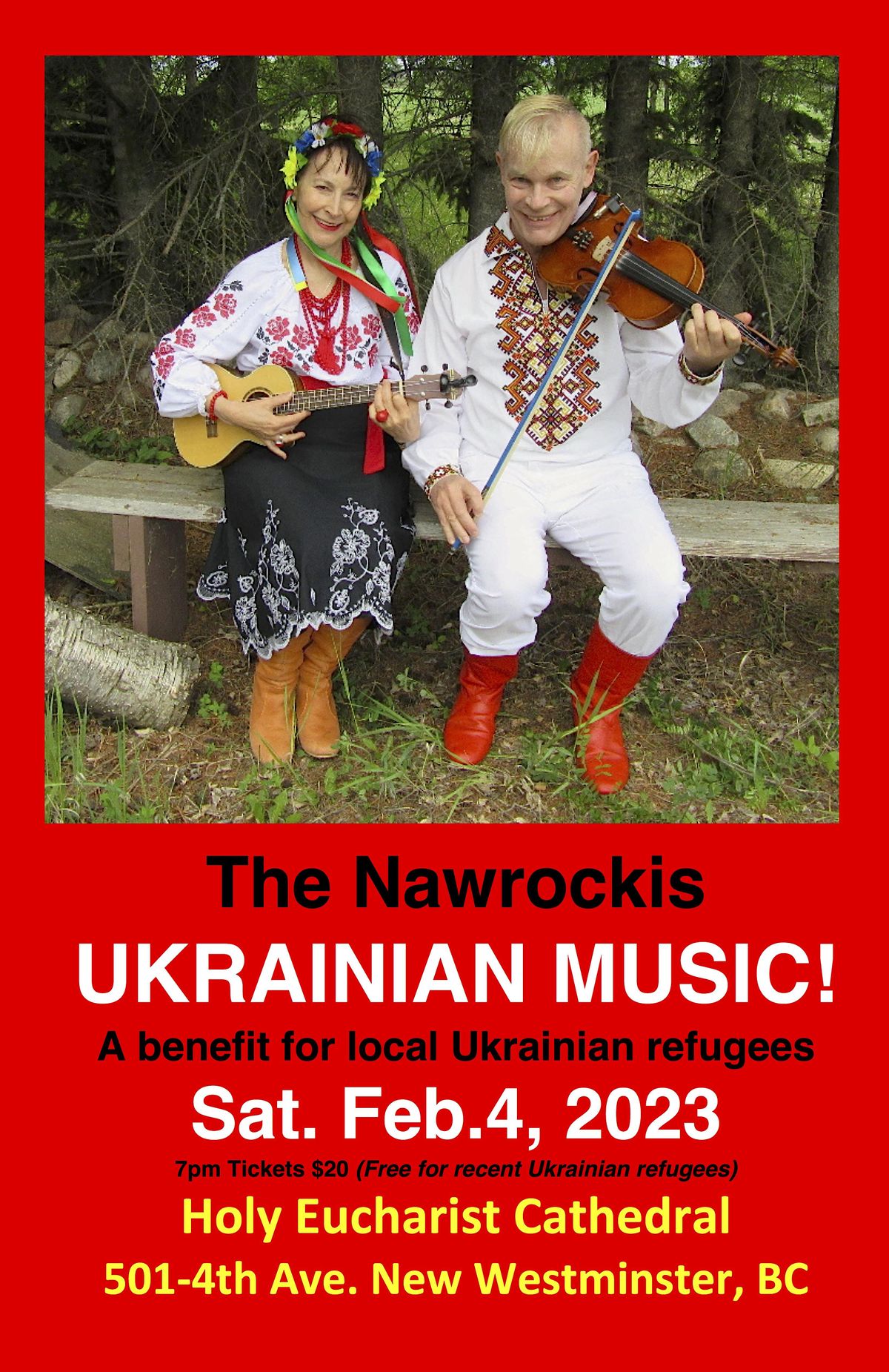 The Nawrockis Ukrainian Music! A benefit for local Ukrainian refugees ...