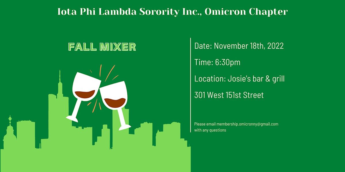 Fall Mixer | 301 W 151st St, New York, NY | November 18, 2022
