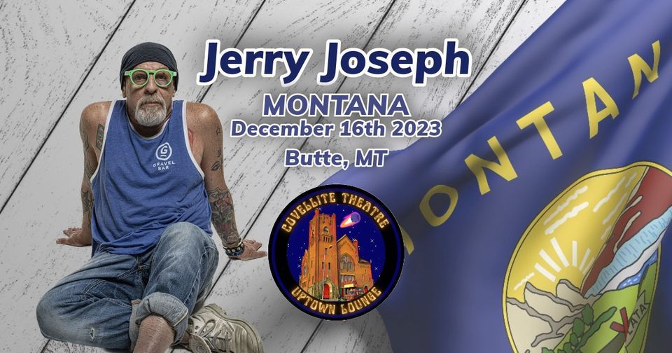 Jerry Joseph (Solo Show) with special guest opener Matt Wallin ...