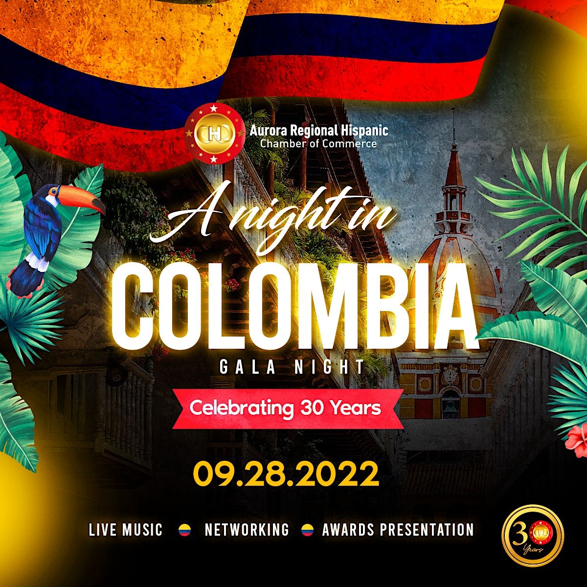 ARHCC 30th Anniversary - A Night in Colombia Gala Night at Two Brothers ...