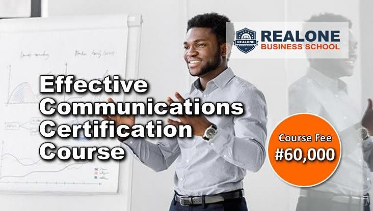 Effective Communications Certification Course at Realone Business ...