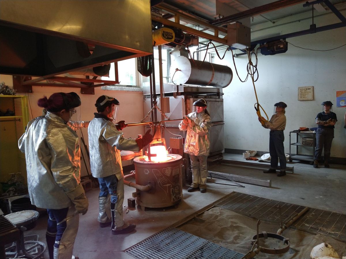 Bronze Casting Workshop at Portland State University | Shattuck Hall ...