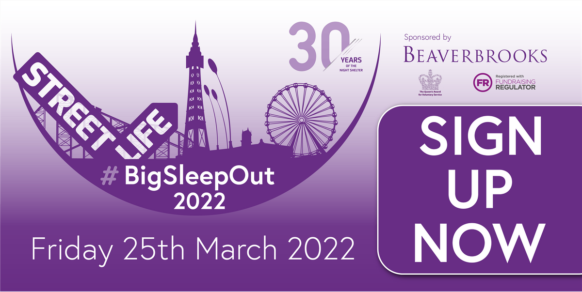 Streetlifes BigSleepOut 2022 at St John's Sqaure, Blackpool on 25th ...