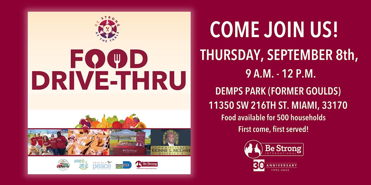 Food Drive Thru September 8th, 2022 | 11350 SW 216th St, Miami, FL ...