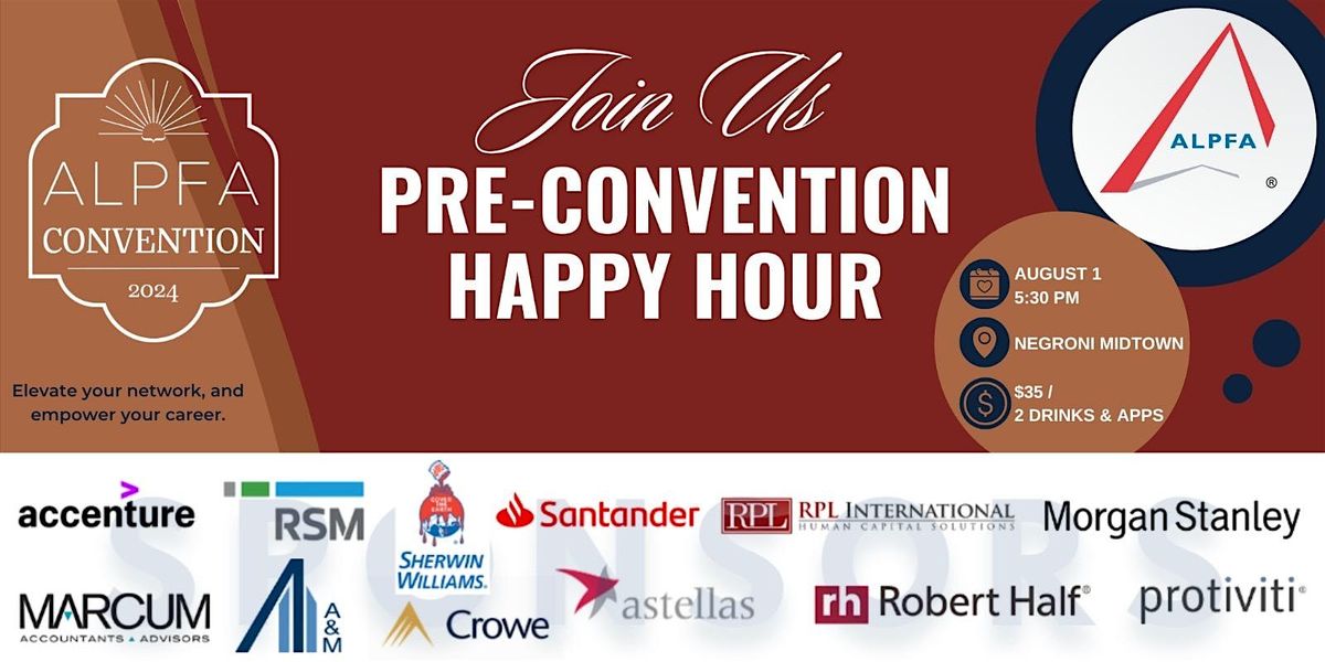 2024 Pre-Convention Networking at Negroni Bistro & Sushi Bar, Miami on ...