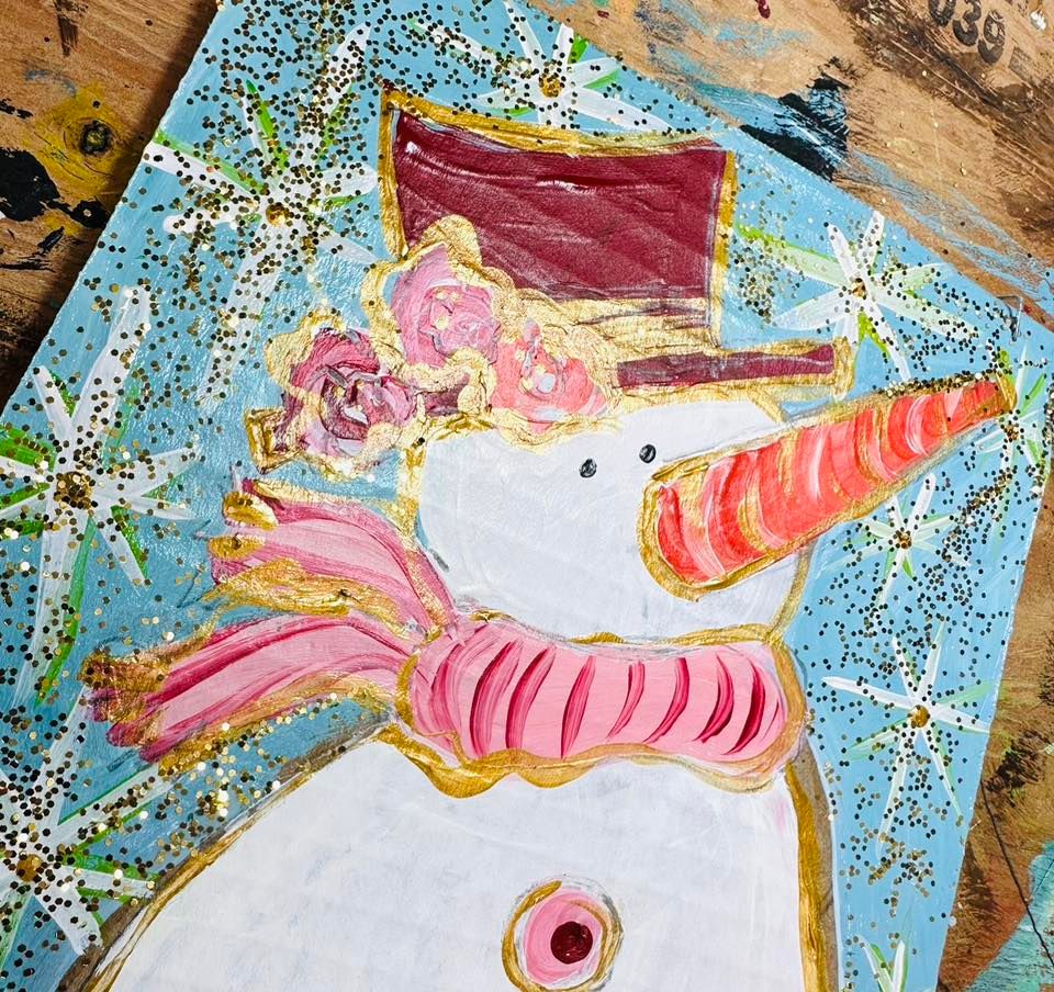 FUNKY JUNK: WINTER/SNOWMAN | Artgarden Pottery, Moses Lake, WA ...